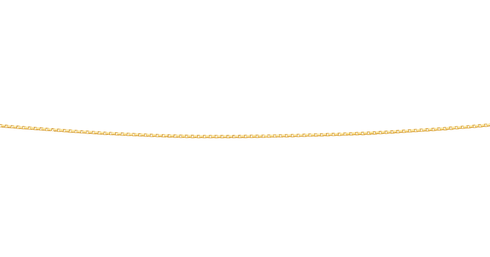 9ct 50cm Solid Box Chain | Prouds