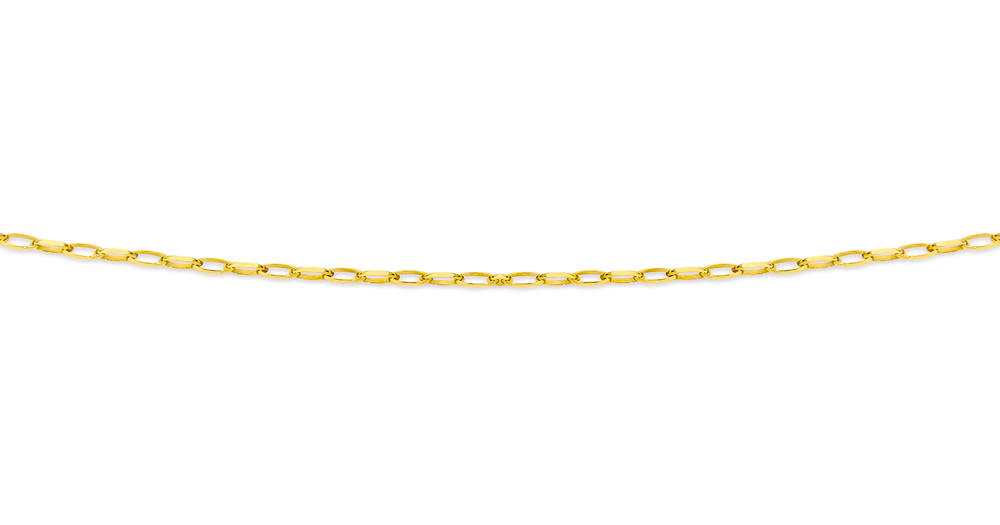 9ct Gold 55cm Solid Belcher Chain | Prouds