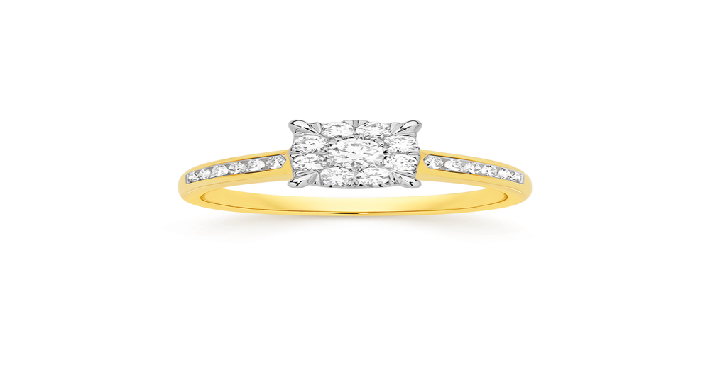 9ct Gold Diamond Ring | Prouds