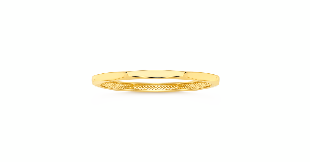 9ct Gold Facet Geometric Ring | Prouds