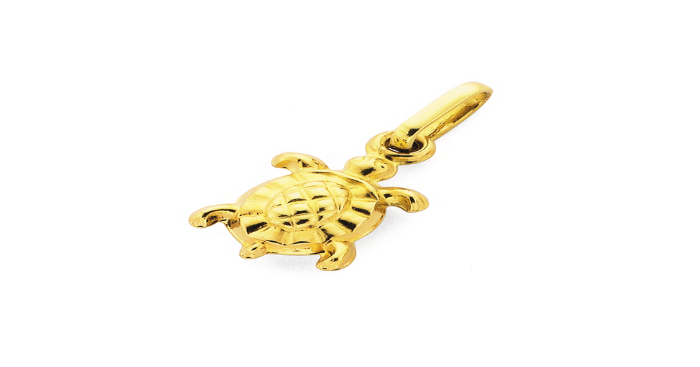 9ct Gold Turtle Charm | Prouds