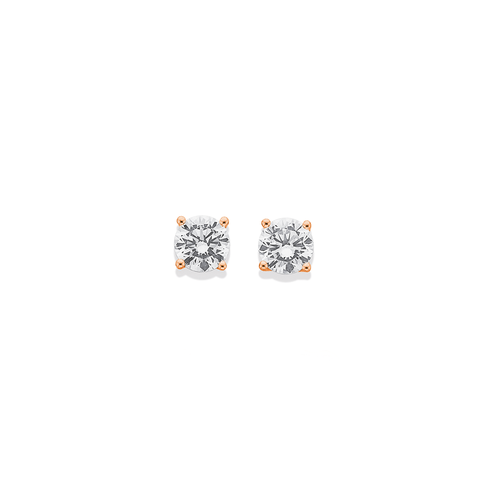Rose gold studs prouds store