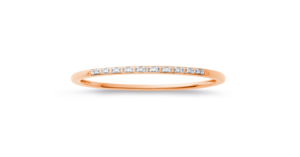 9ct Rose Gold Diamond Ring | Prouds