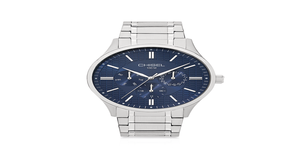 Chisel Men's Astron Watch in Silver | Prouds