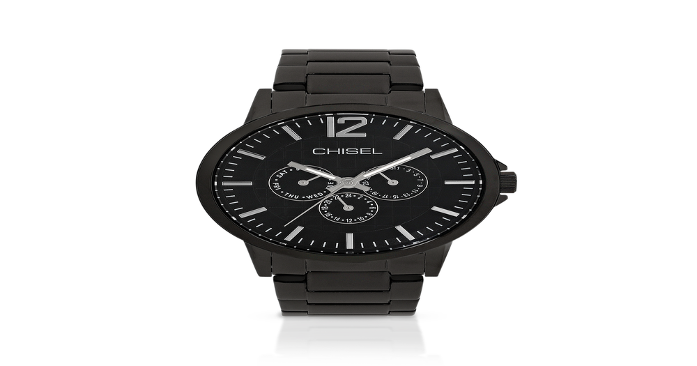 Chisel Men's Capital Watch in Black | Prouds