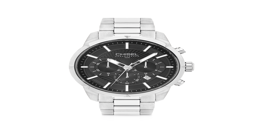Chisel Men's Chairman Watch in Silver | Prouds