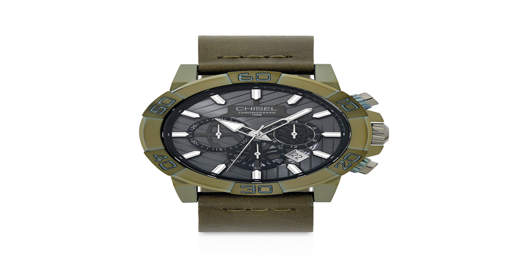 Chisel Men's Summit Watch in Green | Prouds