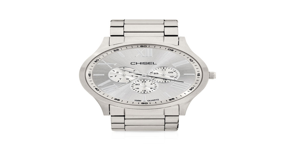 Chisel Men's Vector Watch in Silver | Prouds