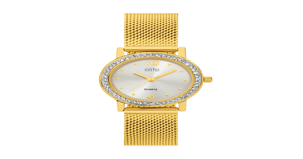 Elite Ladies Ange Watch in Gold | Prouds