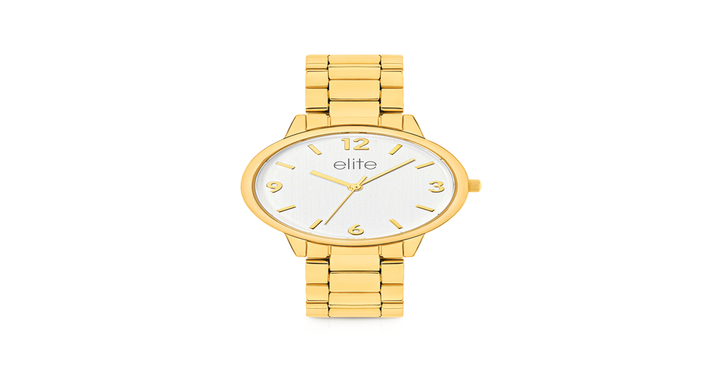 Elite Ladies Blanche Watch in Gold | Prouds