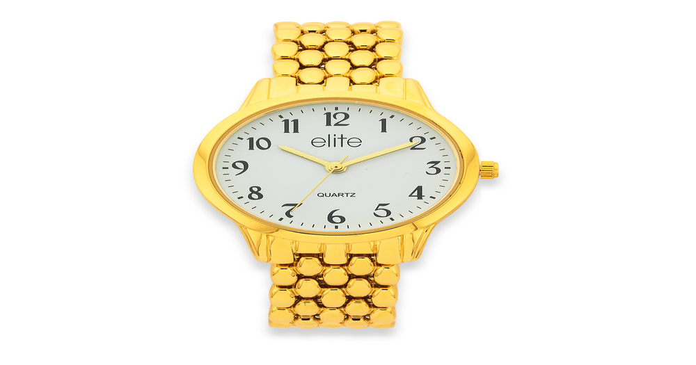 Elite Ladies Cleo Watch in Gold | Prouds