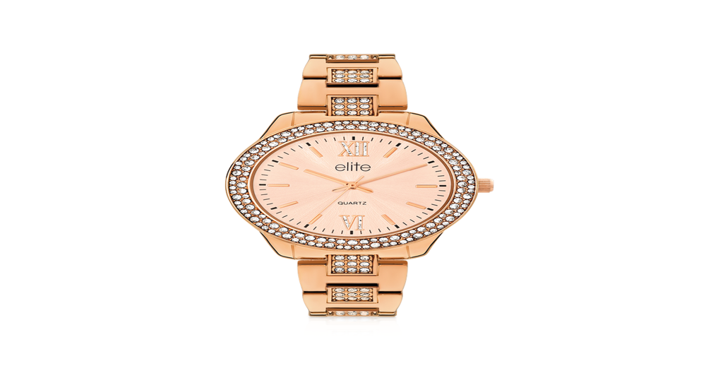 Elite Ladies Gemma Watch in Rose | Prouds