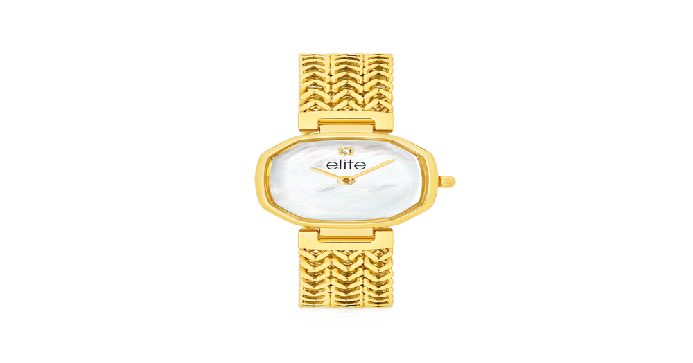 Elite Ladies Lumiere Watch in Gold | Prouds