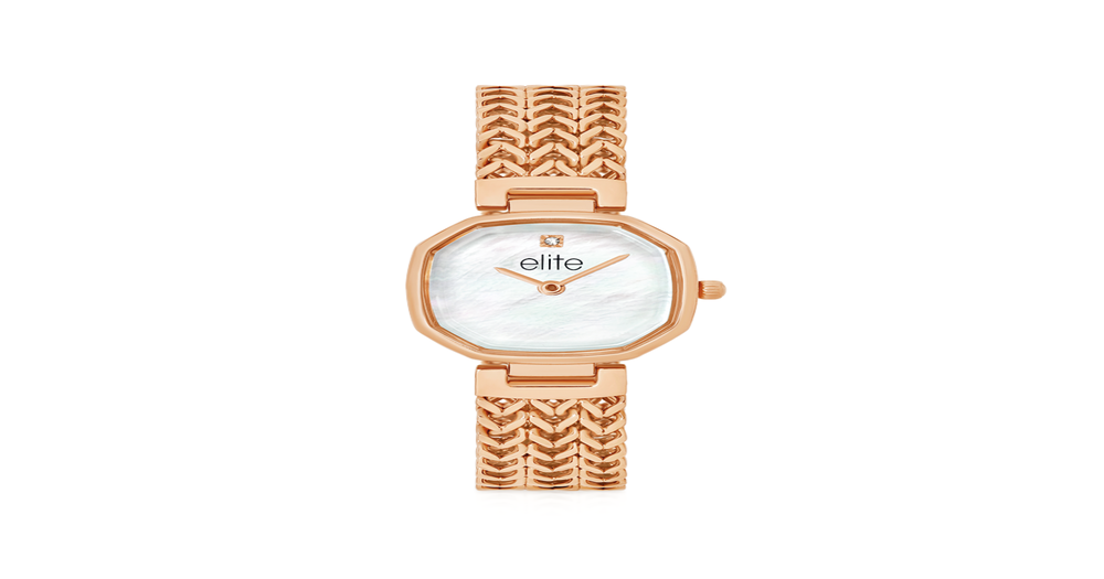 Elite Ladies Lumiere Watch in Gold | Prouds