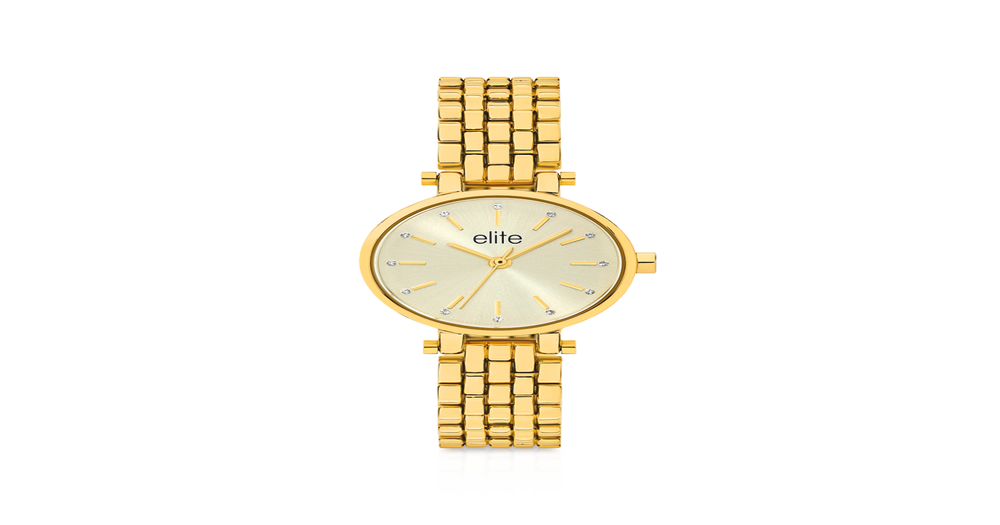 Elite Ladies Margaux Watch in Gold | Prouds