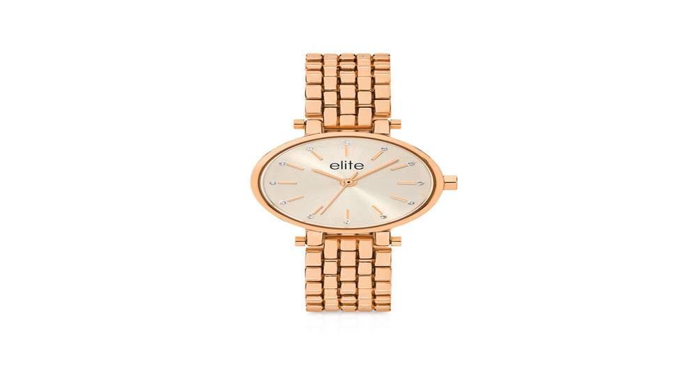 Elite Ladies Margaux Watch in Rose | Prouds