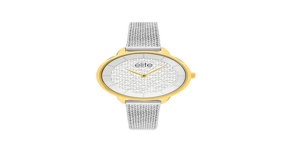 Elite Ladies Nicole Watch in Silver | Prouds