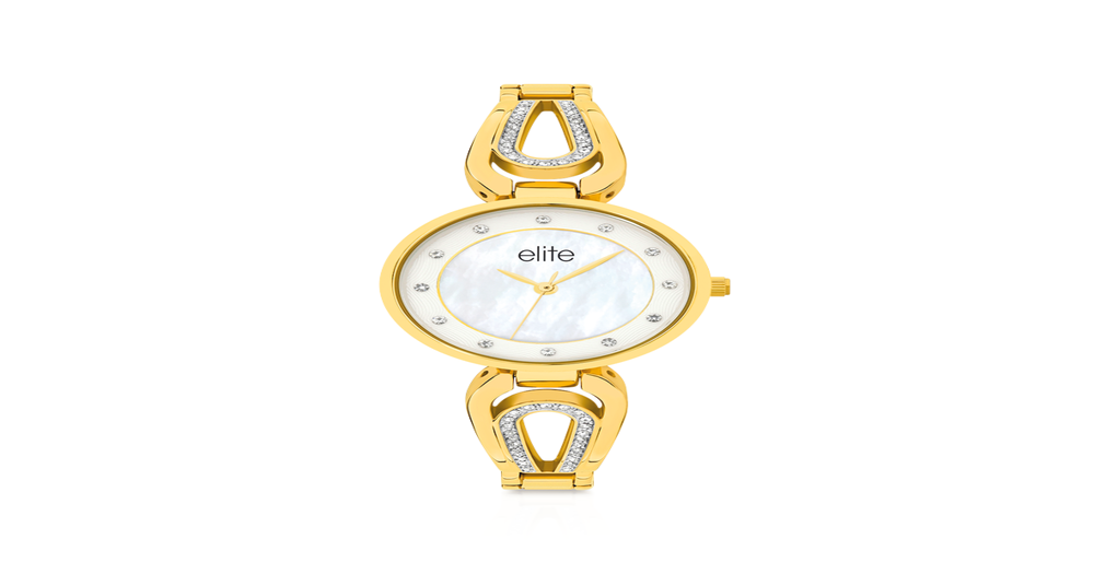 Elite Ladies Stella Watch in Gold | Prouds