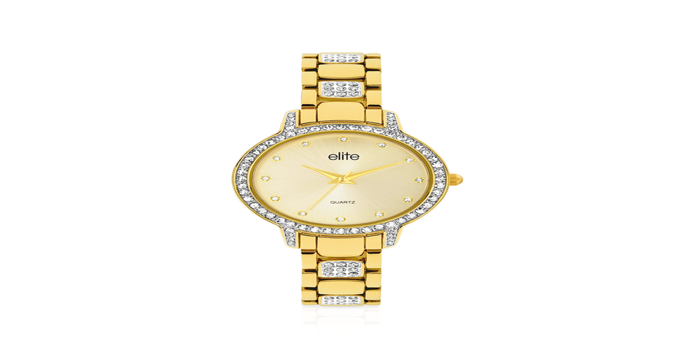 Elite Ladies Sunny Watch in Gold | Prouds
