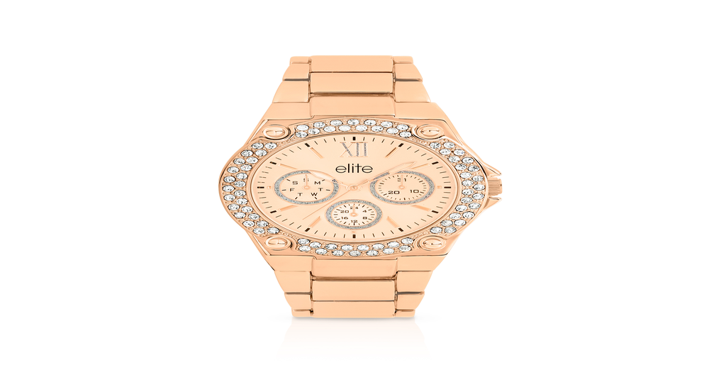 Elite Ladies Watch in Rose | Prouds