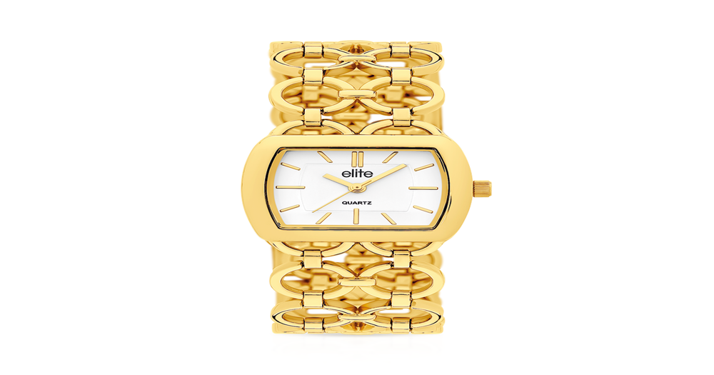 Elite Ladies Watch in Gold | Prouds