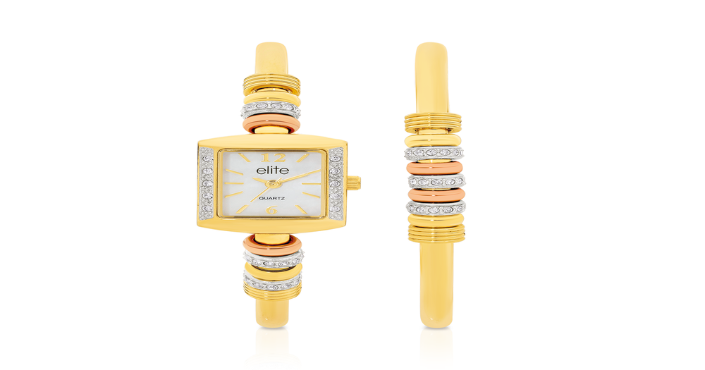 Elite Ladies Watch in Gold | Prouds