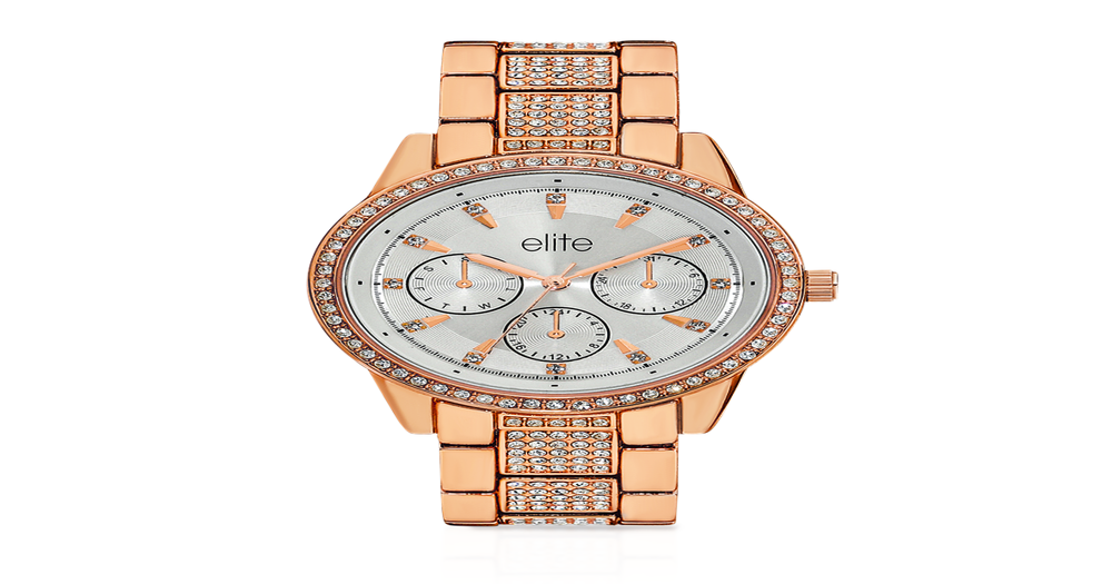 Elite Ladies Watch in Rose | Prouds