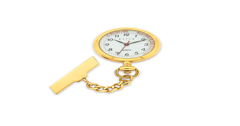 Elite Nurses Watch in Gold | Prouds