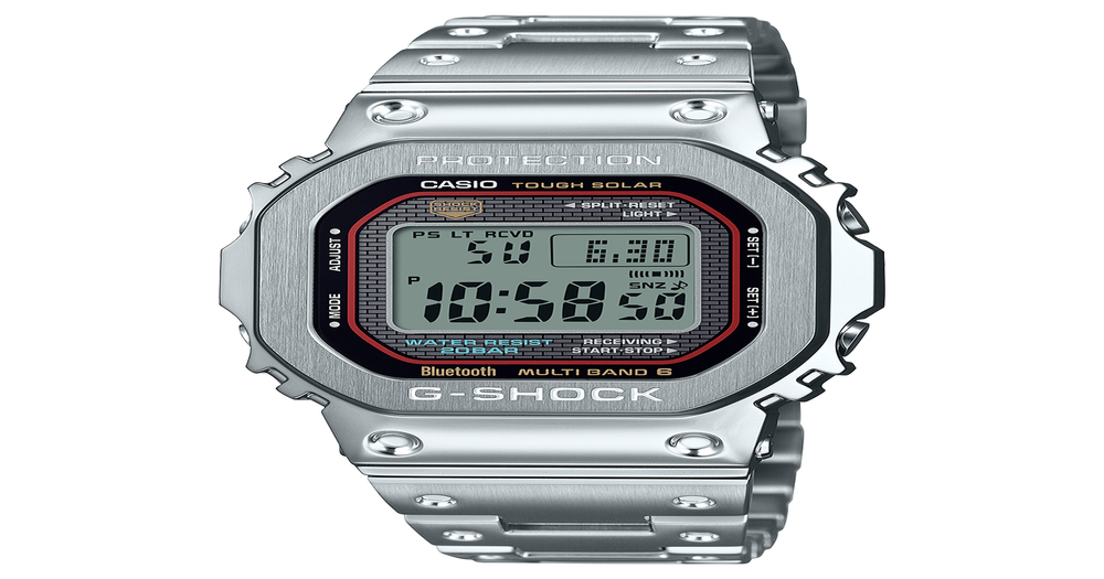 G-shock Gmwb5000d-1c in Silver | Prouds