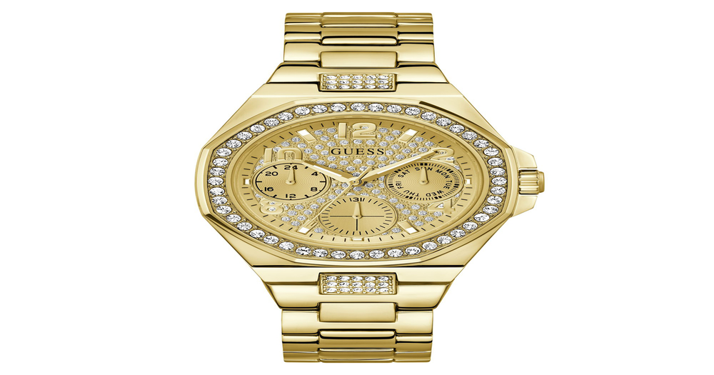 Guess Lady Empire Ladies Watch in Gold | Prouds