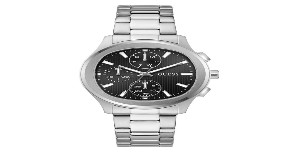 Guess Palmer Men's Watch in Silver | Prouds