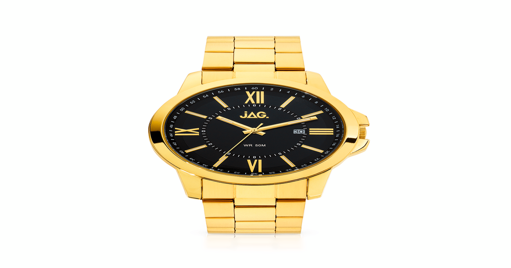 Jag Xavier Men's Watch in Gold | Prouds