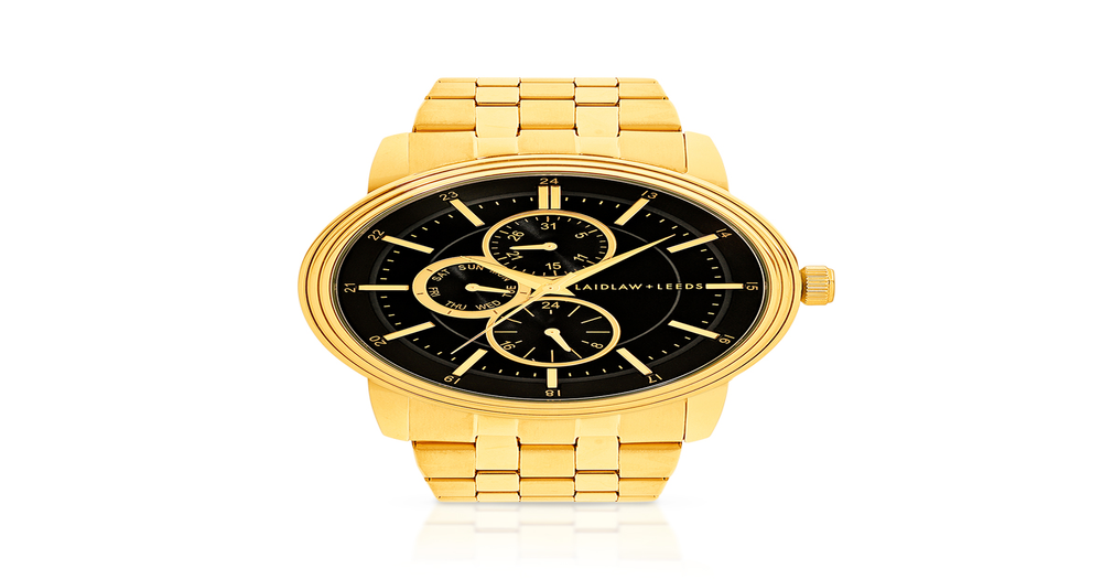 Laidlaw + Leeds Daniel Men's Watch in Gold | Prouds