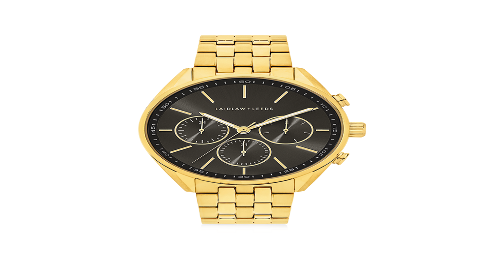 Laidlaw + Leeds Peter Men's Watch in Gold | Prouds