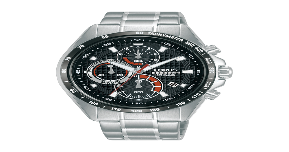 Lorus Men's Chronograph Watch in Silver | Prouds