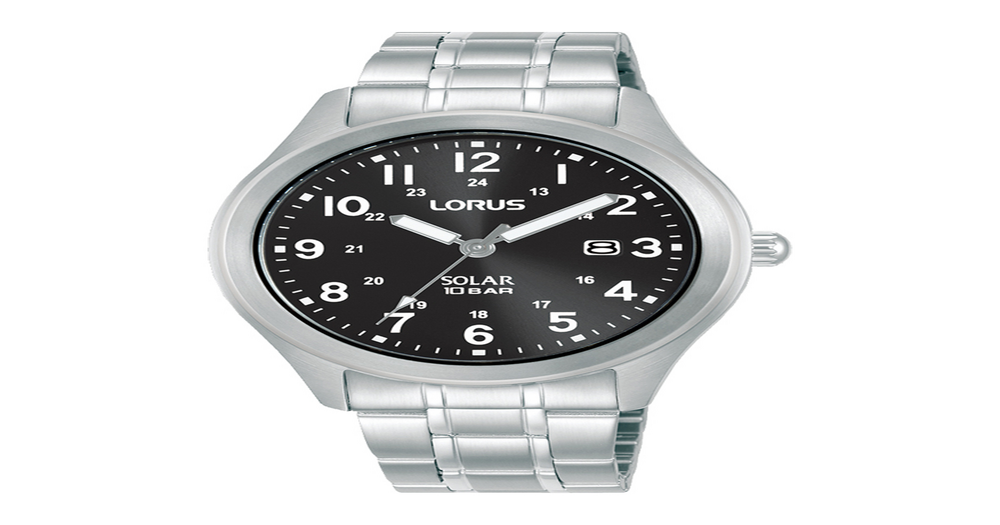 Lorus Solar Powered Rx385ax-9 in Silver | Prouds