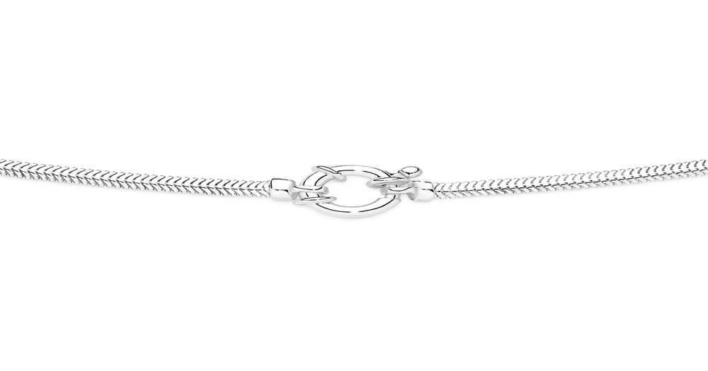 Silver 45cm Bolt Ring Snake Chain - Made In Italy | Prouds