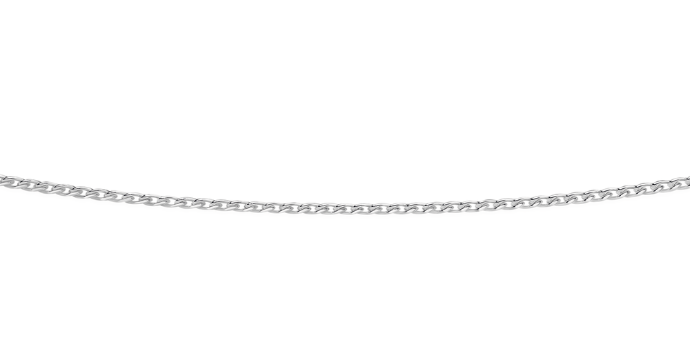 Silver 45cm Curb Chain - Made In Italy | Prouds