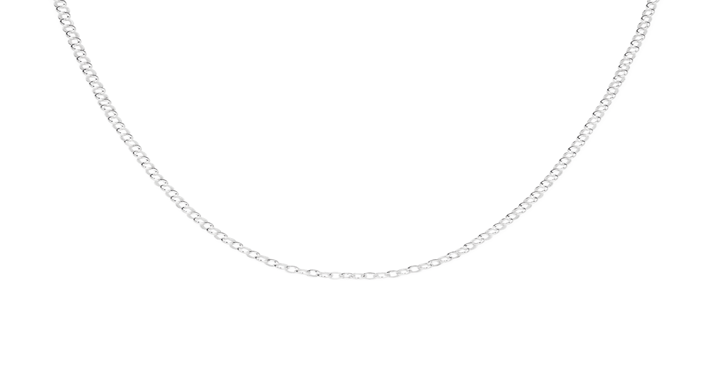 Silver 50cm Italian Belcher Chain | Prouds