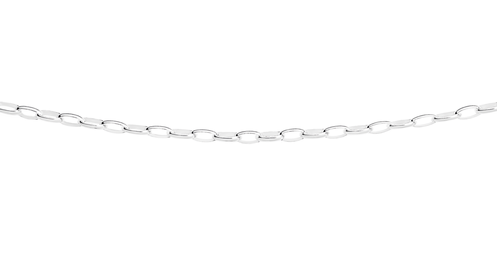 Silver 50cm Oval Belcher Chain | Prouds