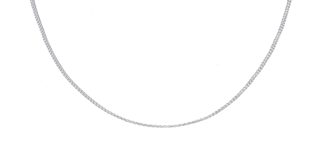 Silver 50cm Oval Box Chain - Made In Italy | Prouds