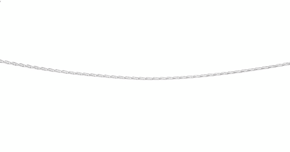Silver 50cm Wheat Link Chain - Made In Italy | Prouds