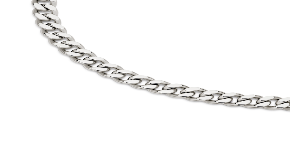 Steel 55cm Curb Chain | Prouds