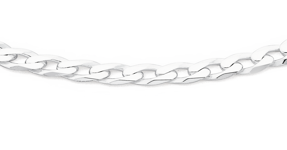 Sterling Silver 55cm Curb Chain | Prouds